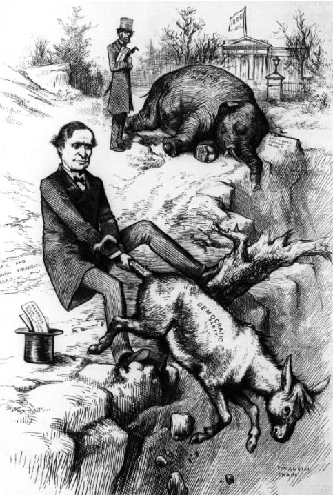 Why are the Democrats "donkeys" and the Republicans "elephants ...